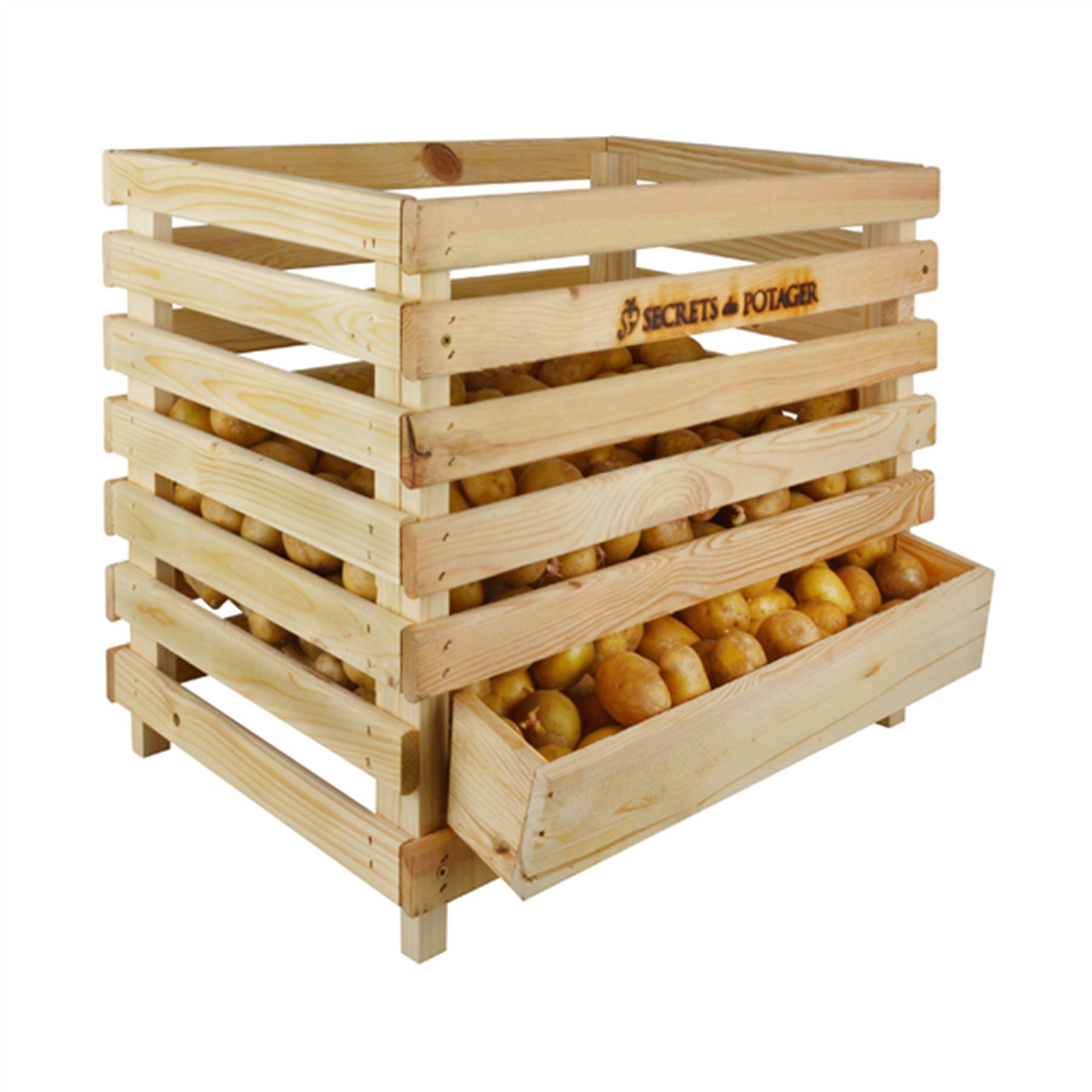 Wooden Potato Crate – NotABoringBox.co.uk