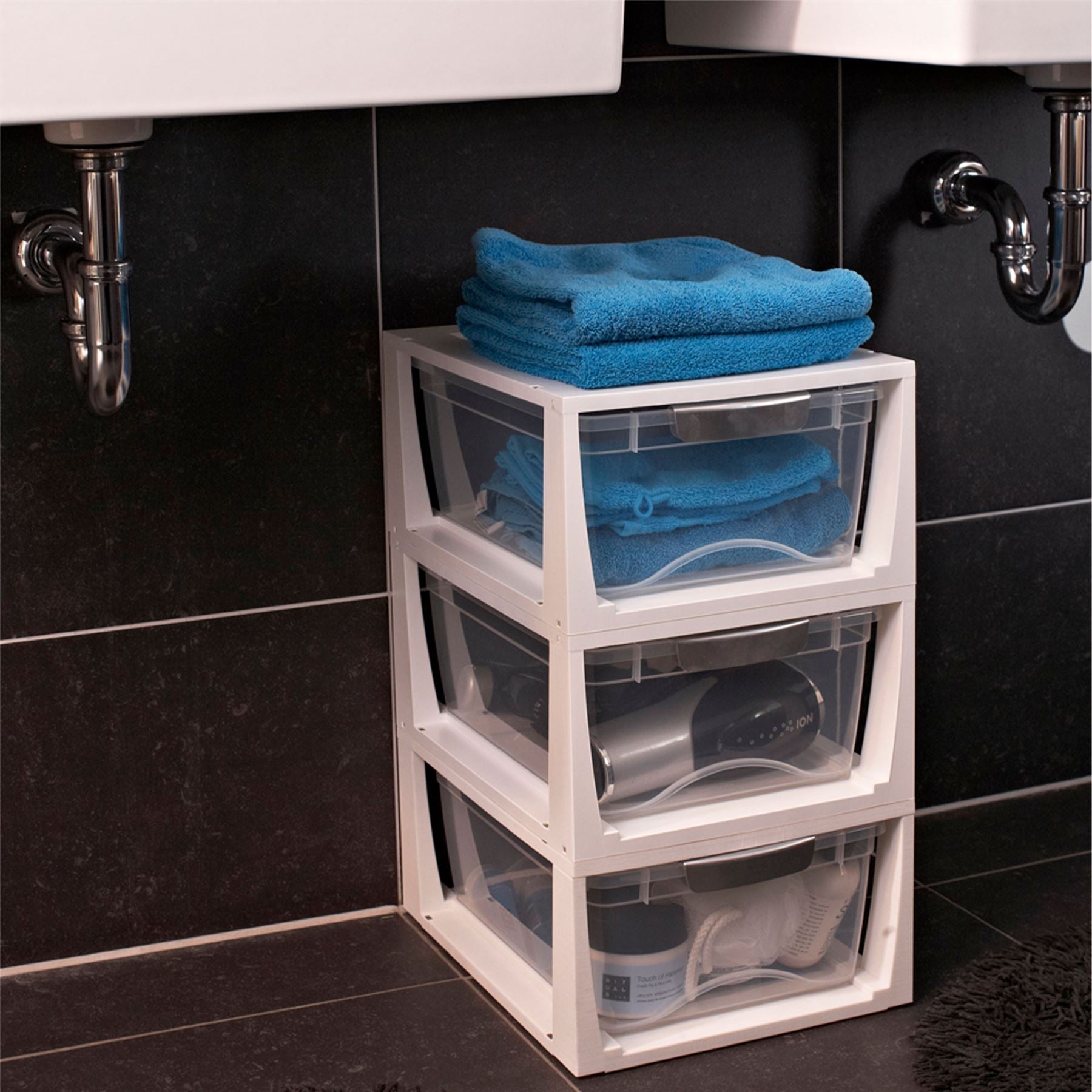 Stacking Bathroom Storage Drawer – NotABoringBox.co.uk