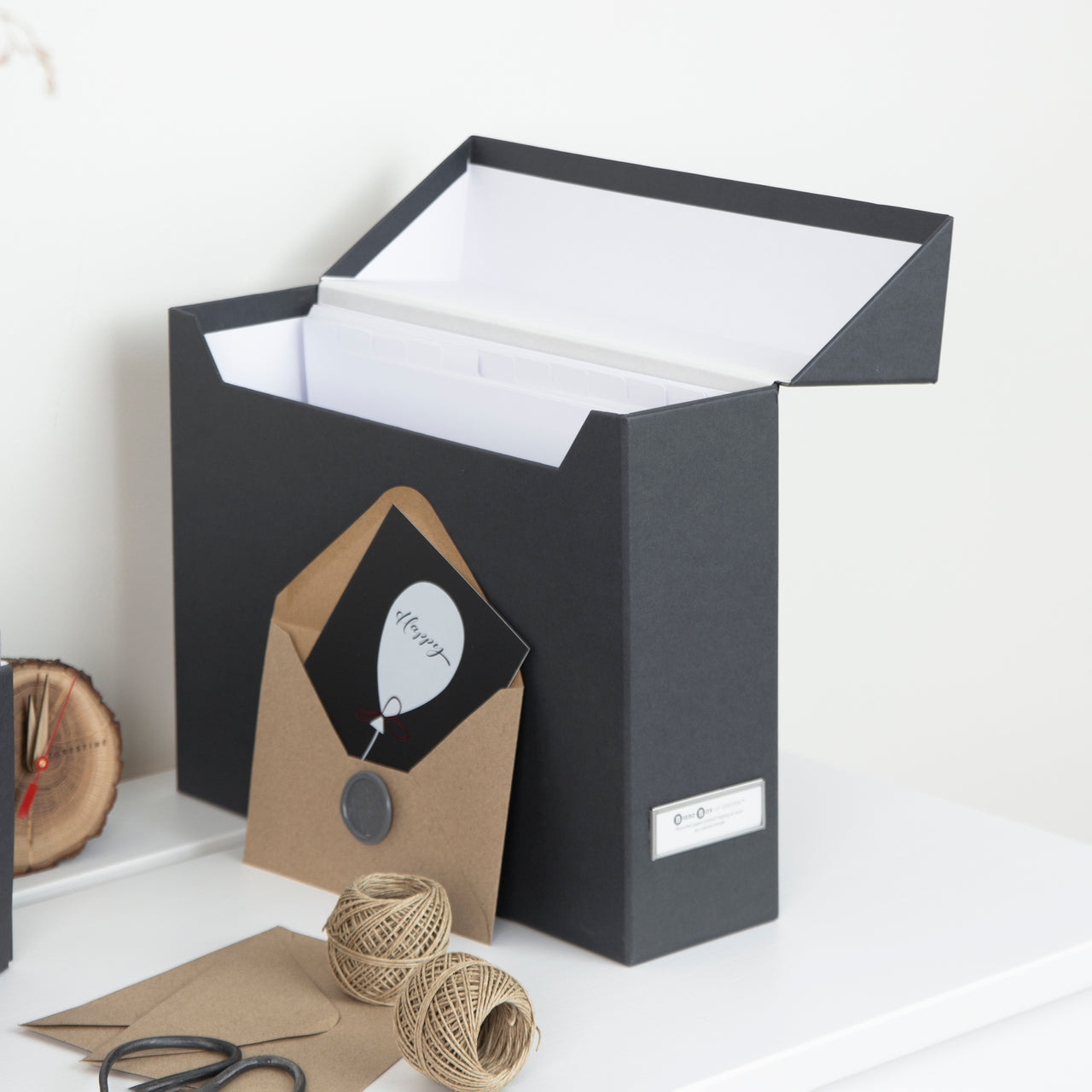 Filing Box With 12 Dividers- Lovisa – Not A Boring Box