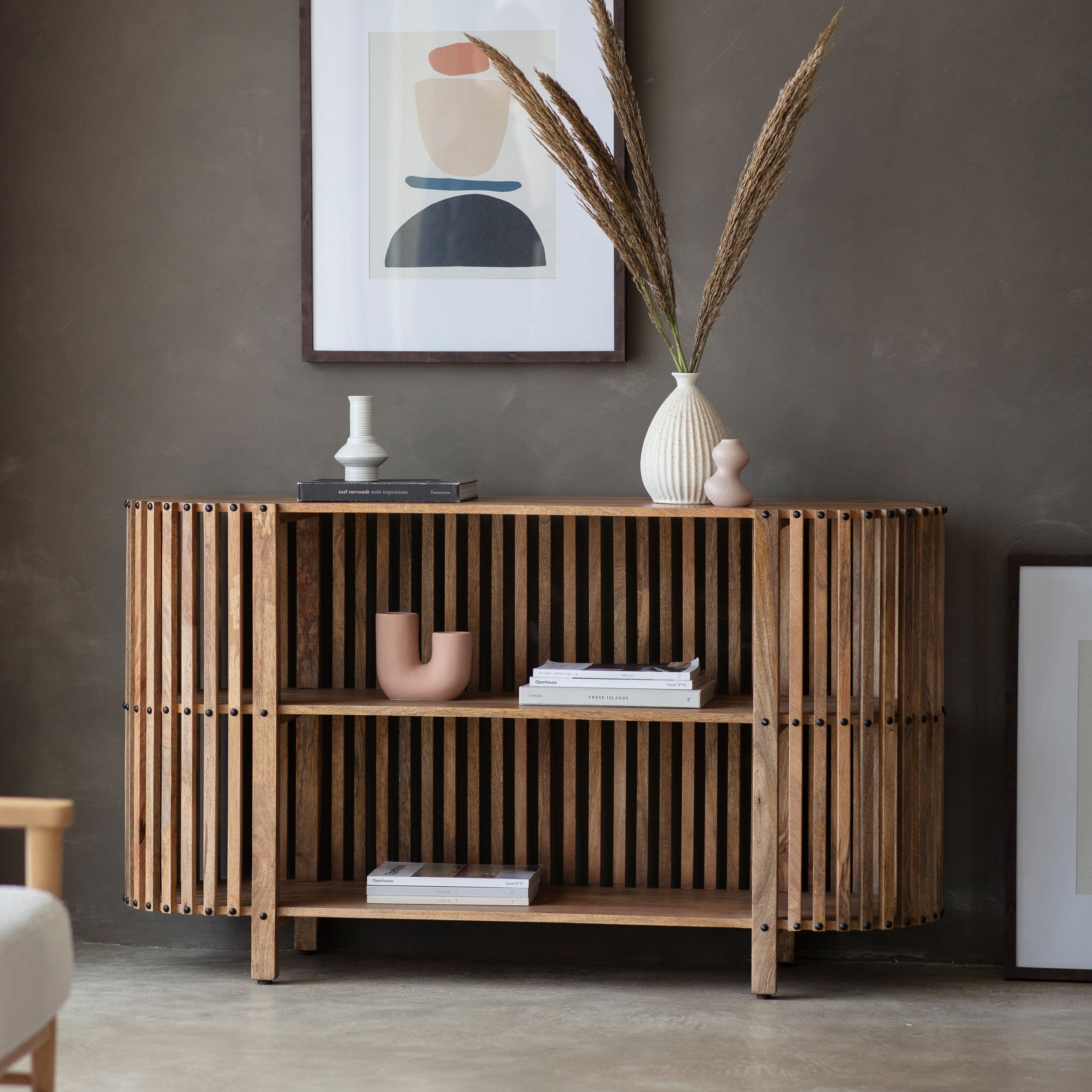 slatted console table oslo – NotABoringBox.co.uk
