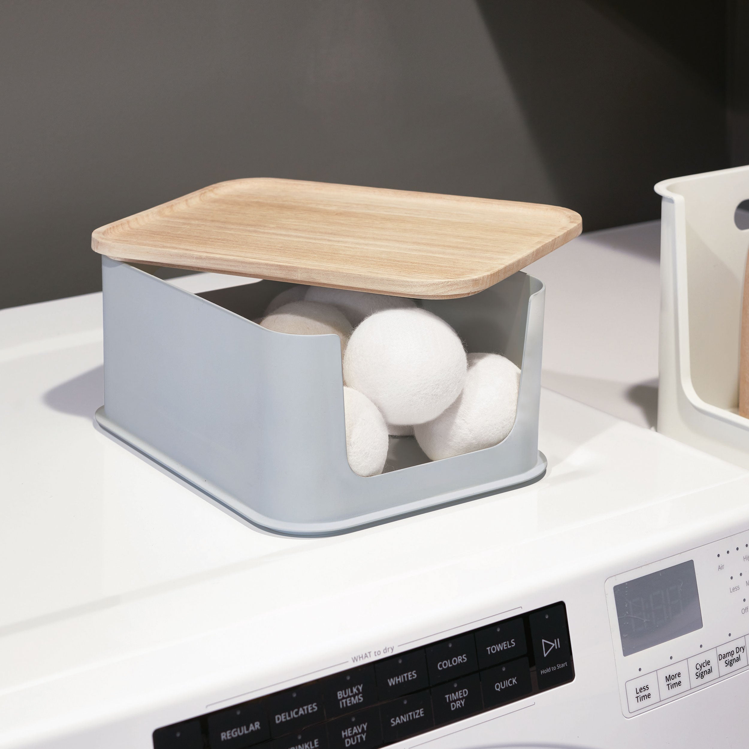 Open Front Storage Bin With Lid – Not A Boring Box