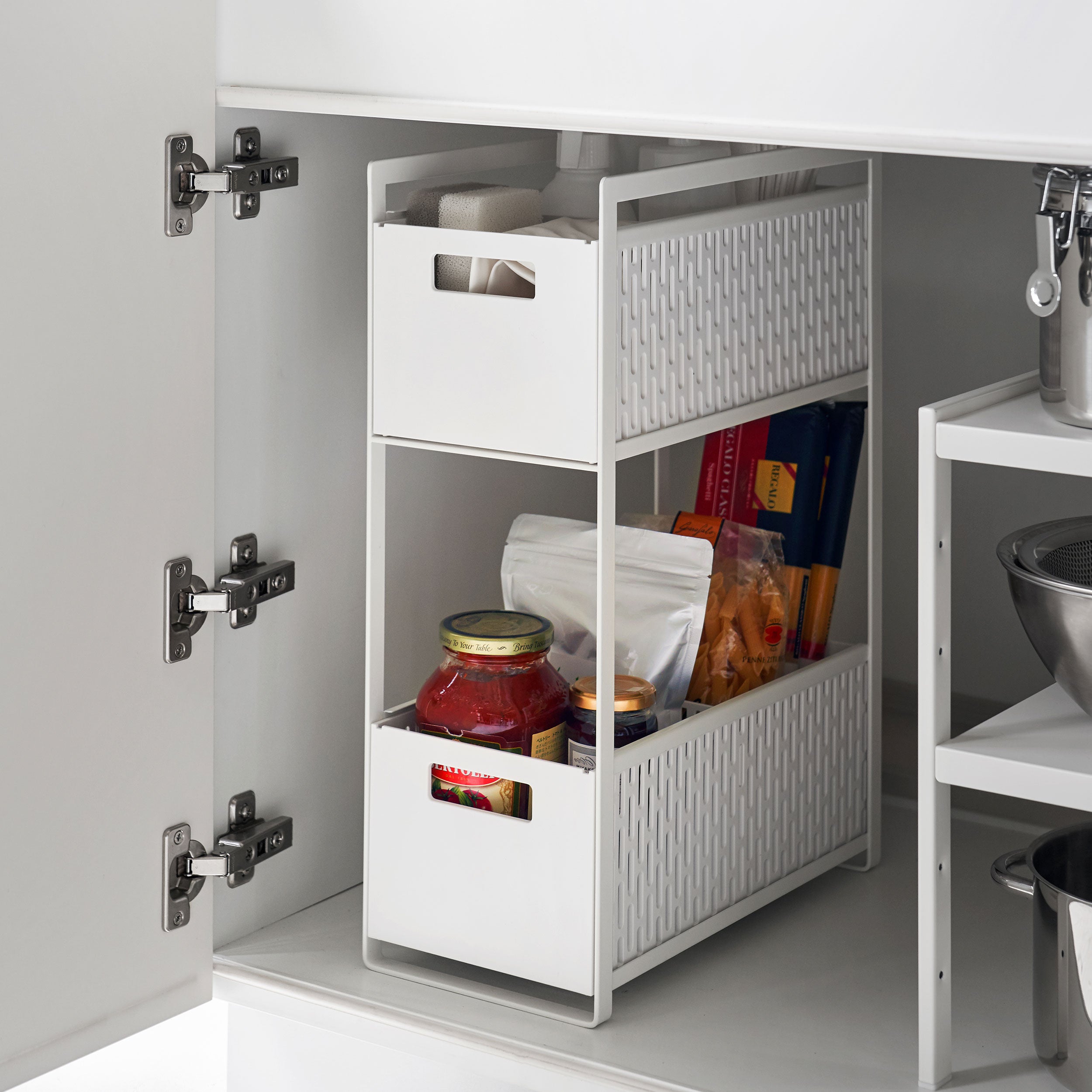 2 Tier Storage Basket Unit – Not A Boring Box